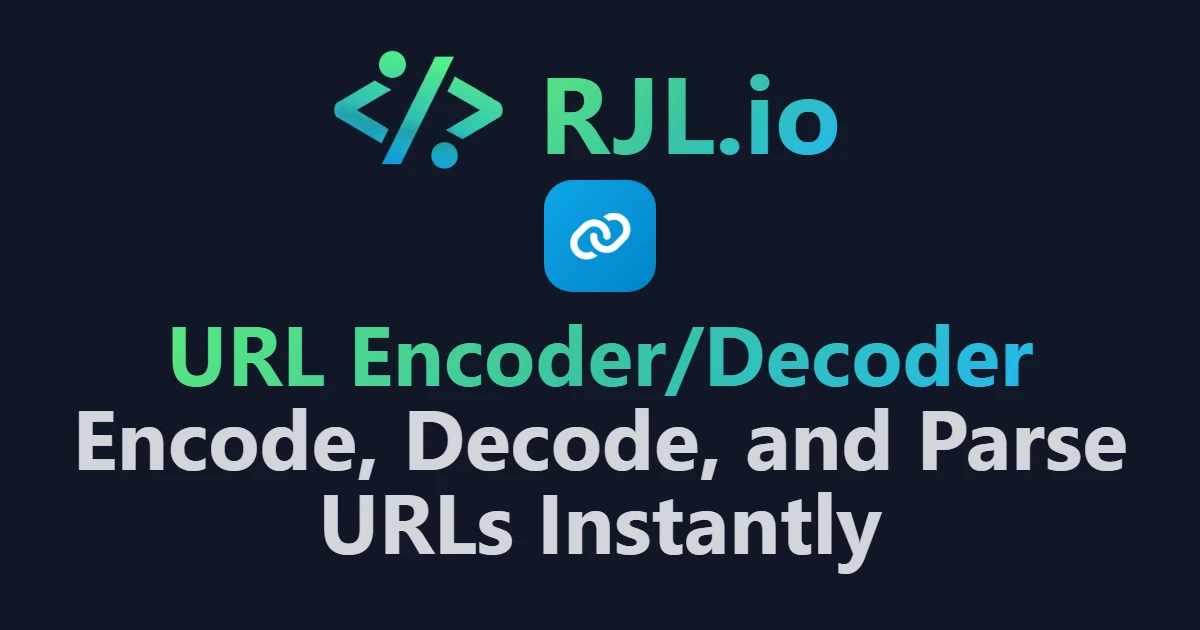 URL Encoder/Decoder - Encode & Decode URLs Online | RJL.io